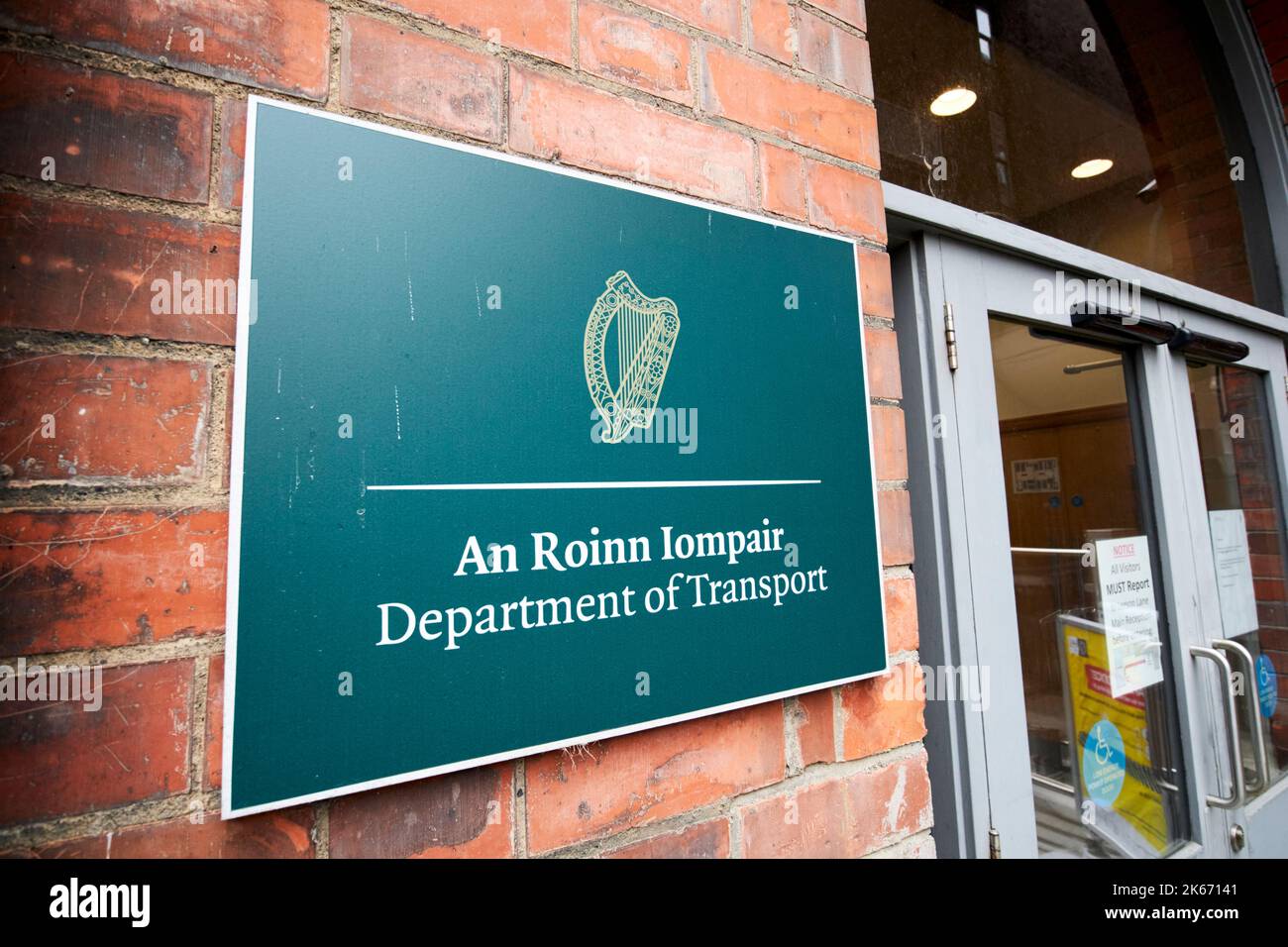 department of transport dublin republic of ireland Stock Photo - Alamy