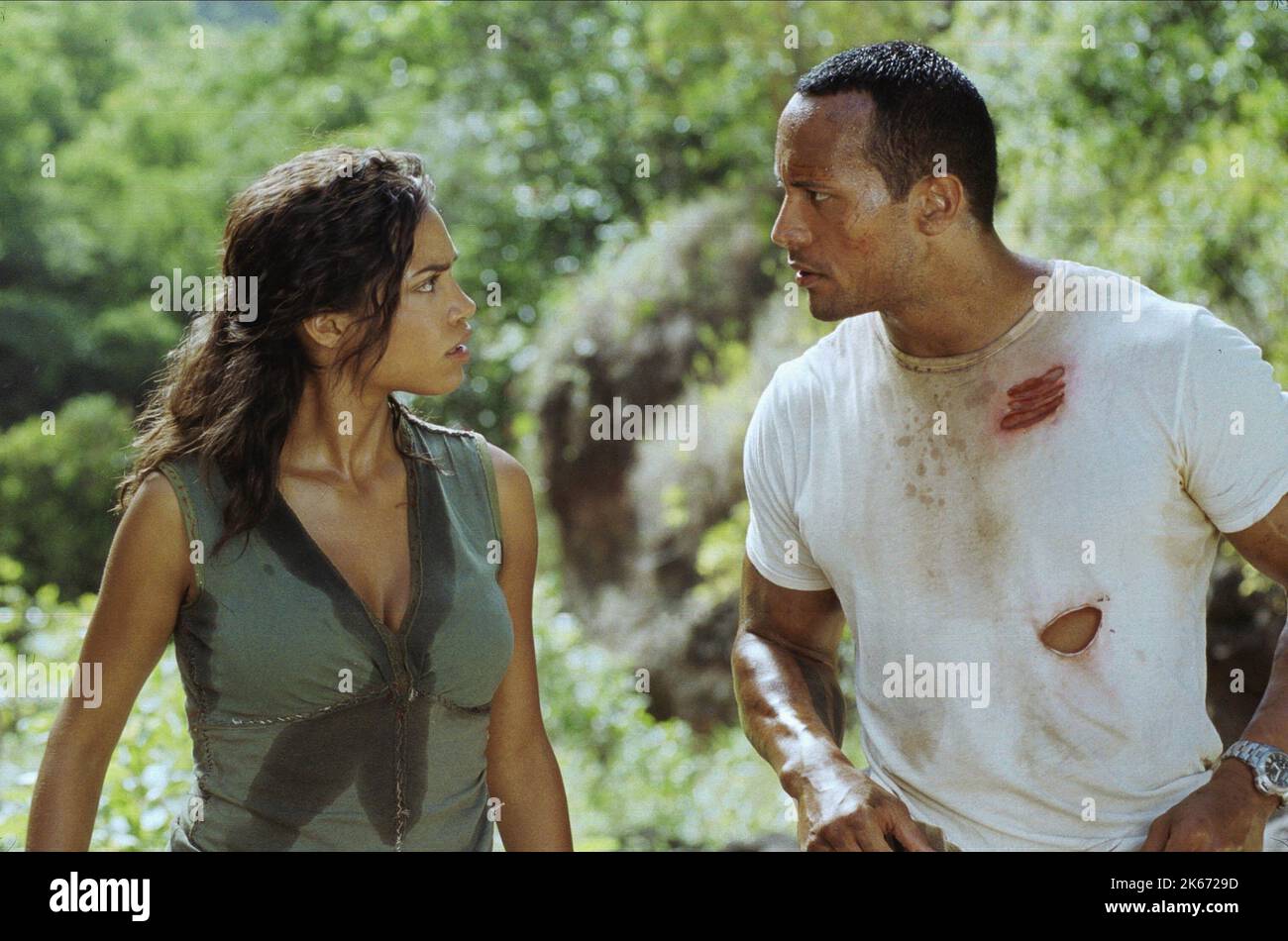 Rosario Dawson & Dwayne 'The Rock' Johnson Film: Welcome To The Jungle ...