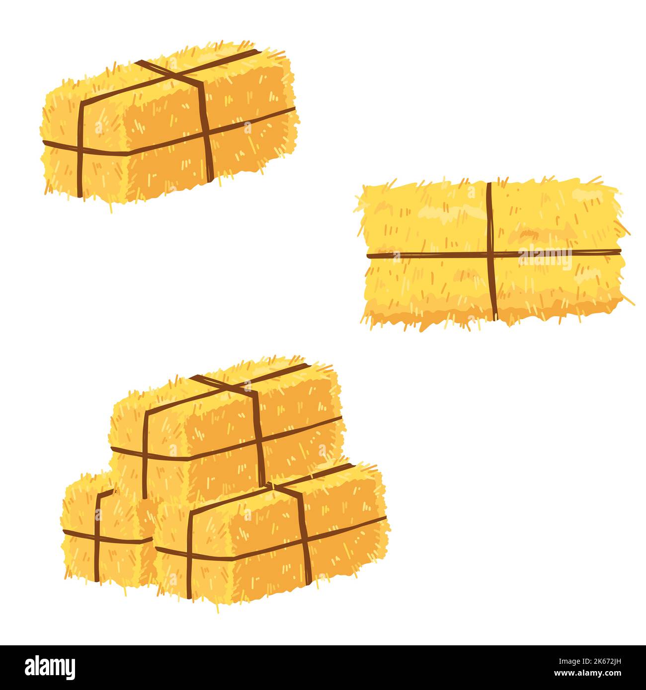 Square Hay Bale Clipart