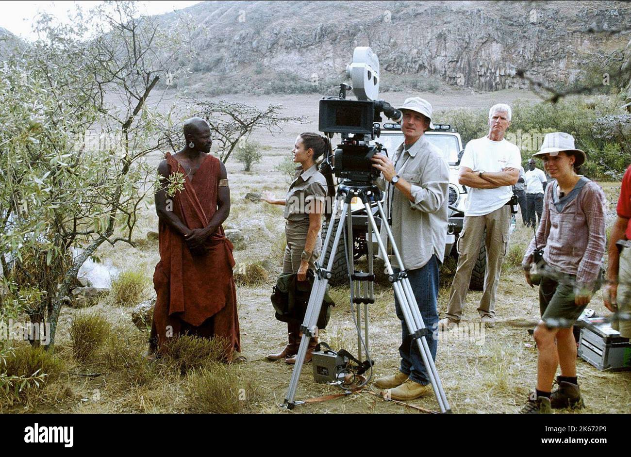 DJIMON HOUNSOU, ANGELINA JOLIE, LARA CROFT TOMB RAIDER: THE CRADLE OF ...