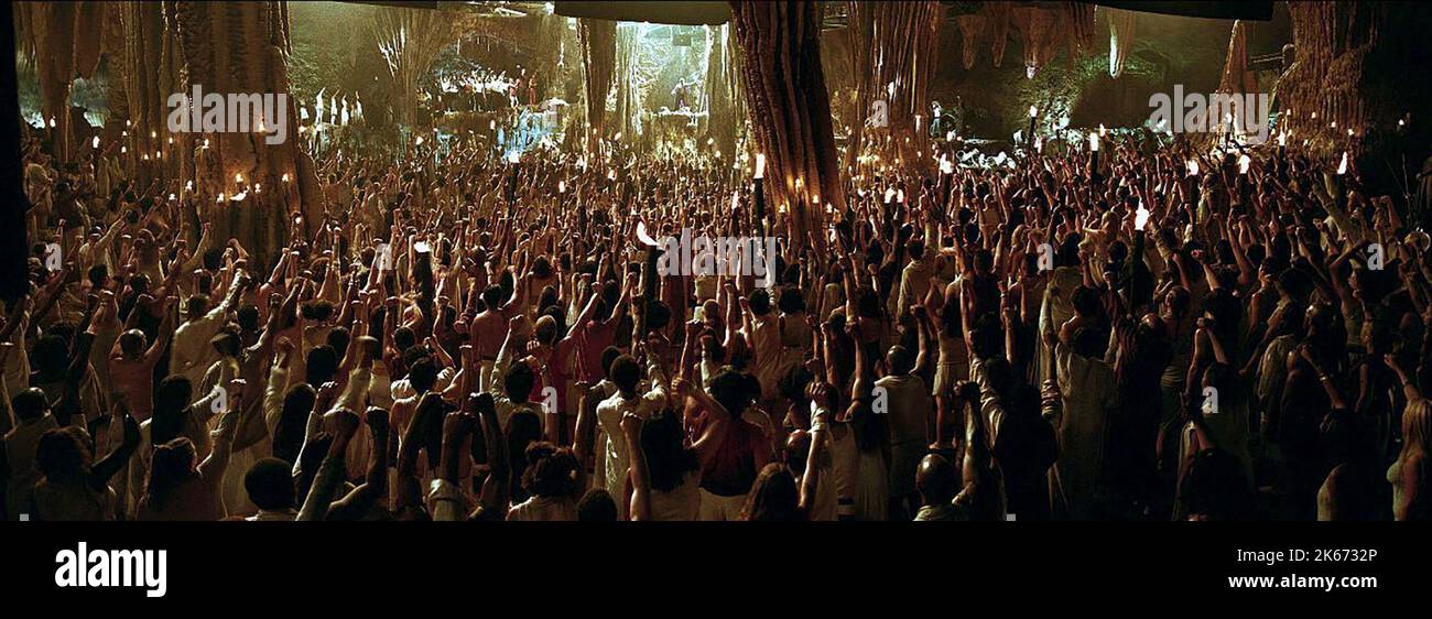 CROWD SCENE, THE MATRIX RELOADED, 2003 Stock Photo - Alamy