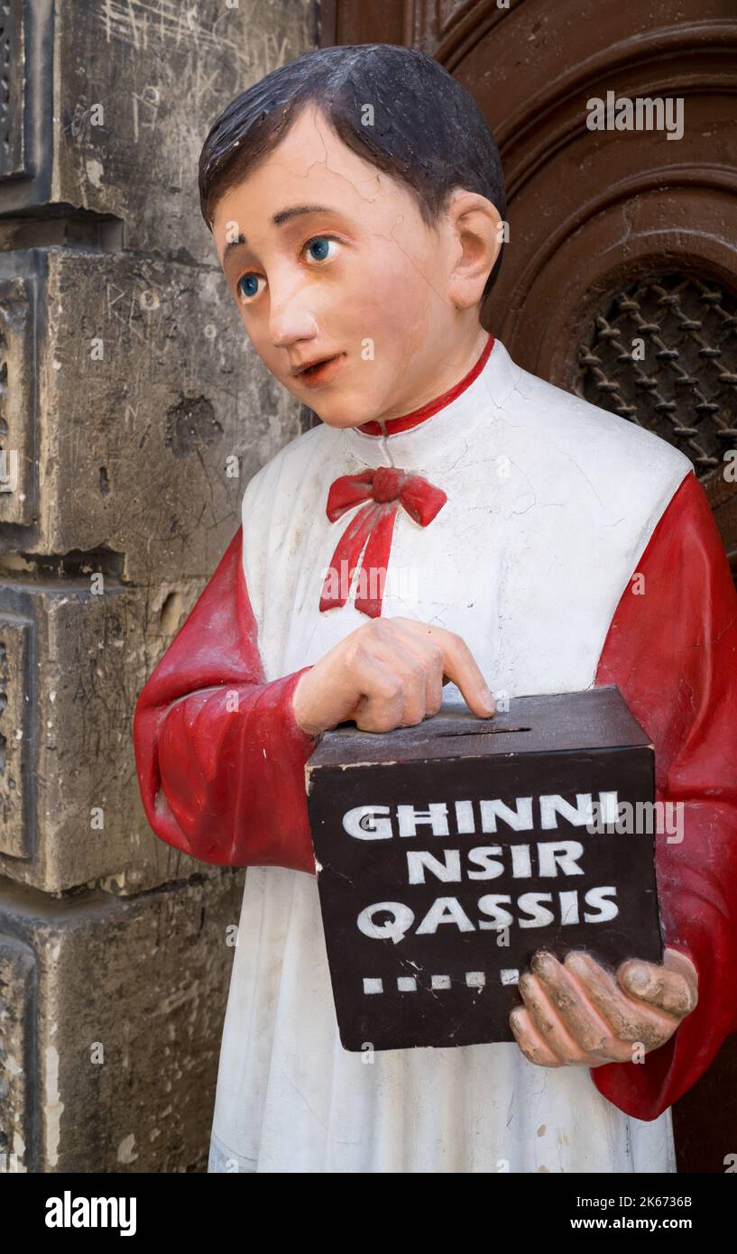 Altar Boy Statue Malta Stock Photo - Alamy