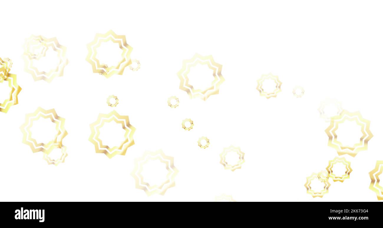 Image of stars falling over white background Stock Photo - Alamy