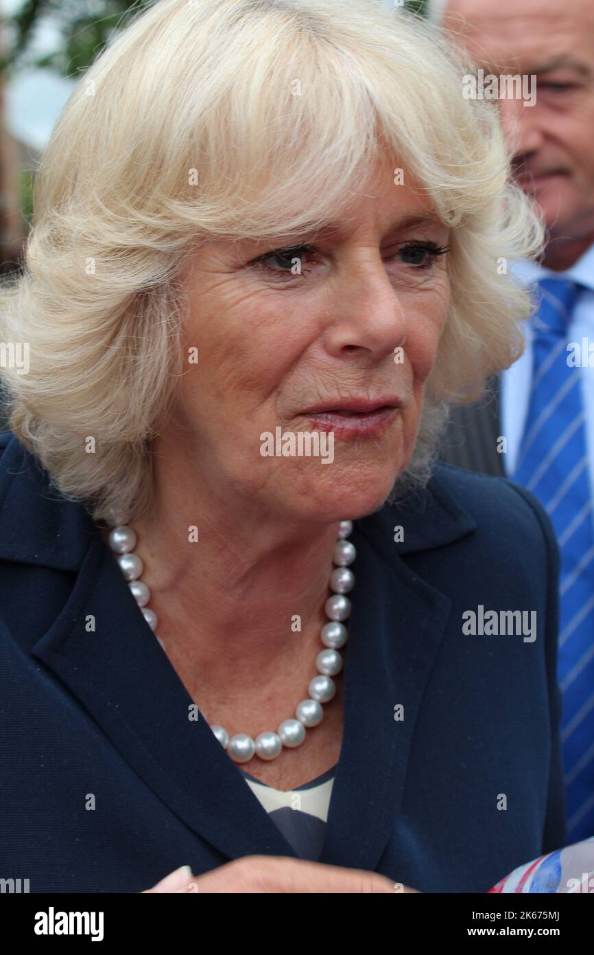 Prince Charles visits North Wales Stock Photo - Alamy