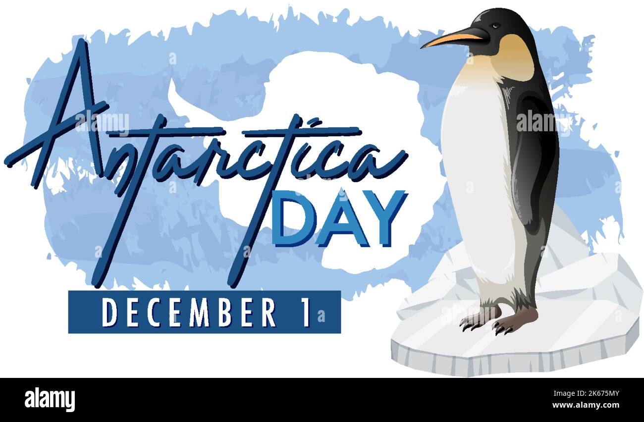 Antarctica day poster template illustration Stock Vector Image & Art ...