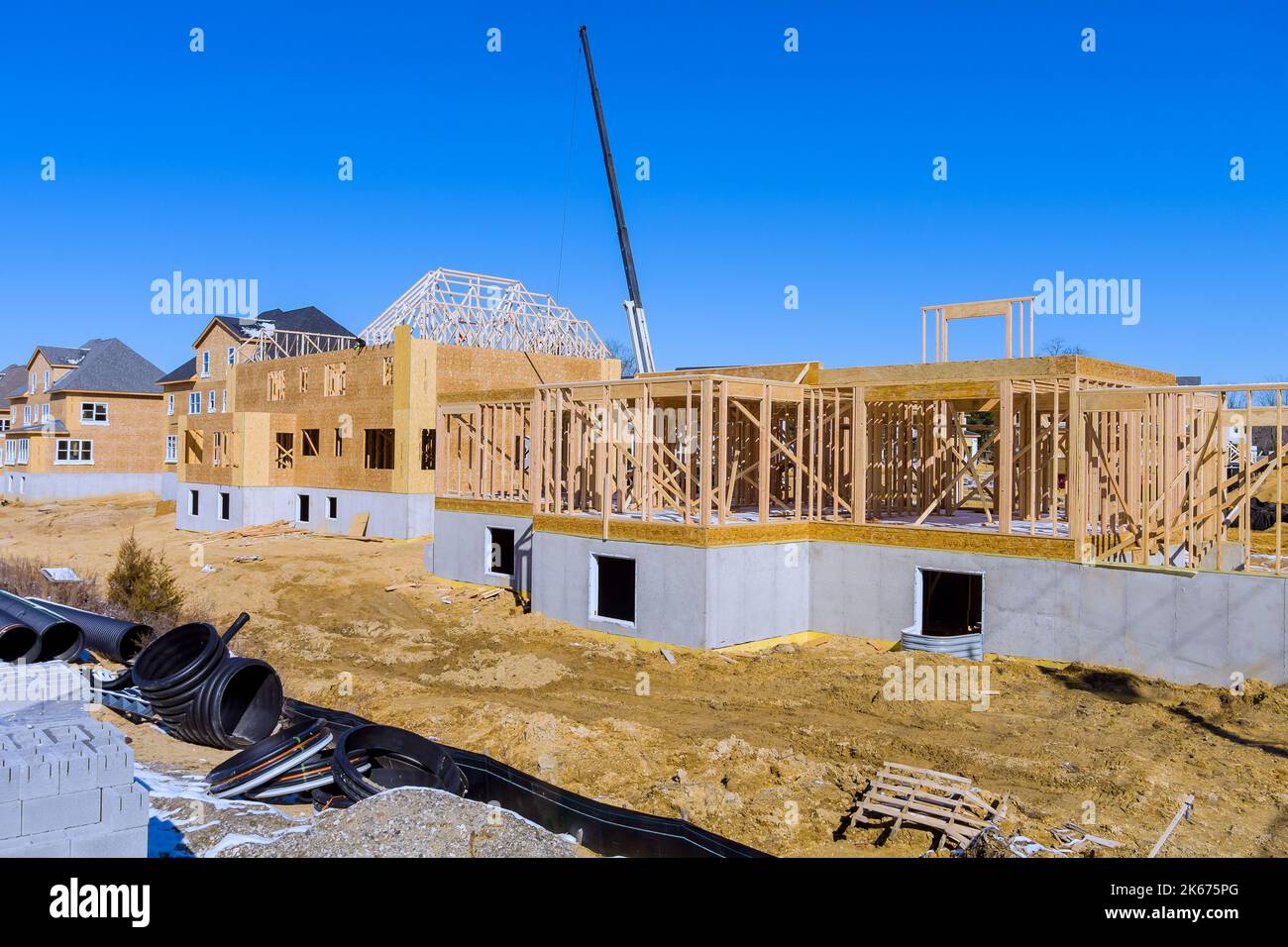 Neighborhoods under construction hi-res stock photography and images ...
