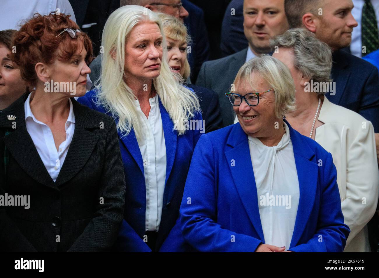 Amanda Milling MP for Cannock Chase (2nd from left) and others from the ...