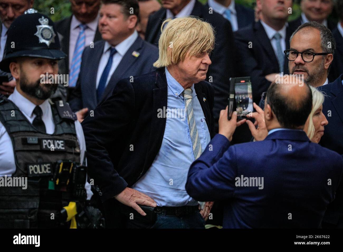 Michael Fabricant, MP joins Boris Johnson's team and allies outside ...