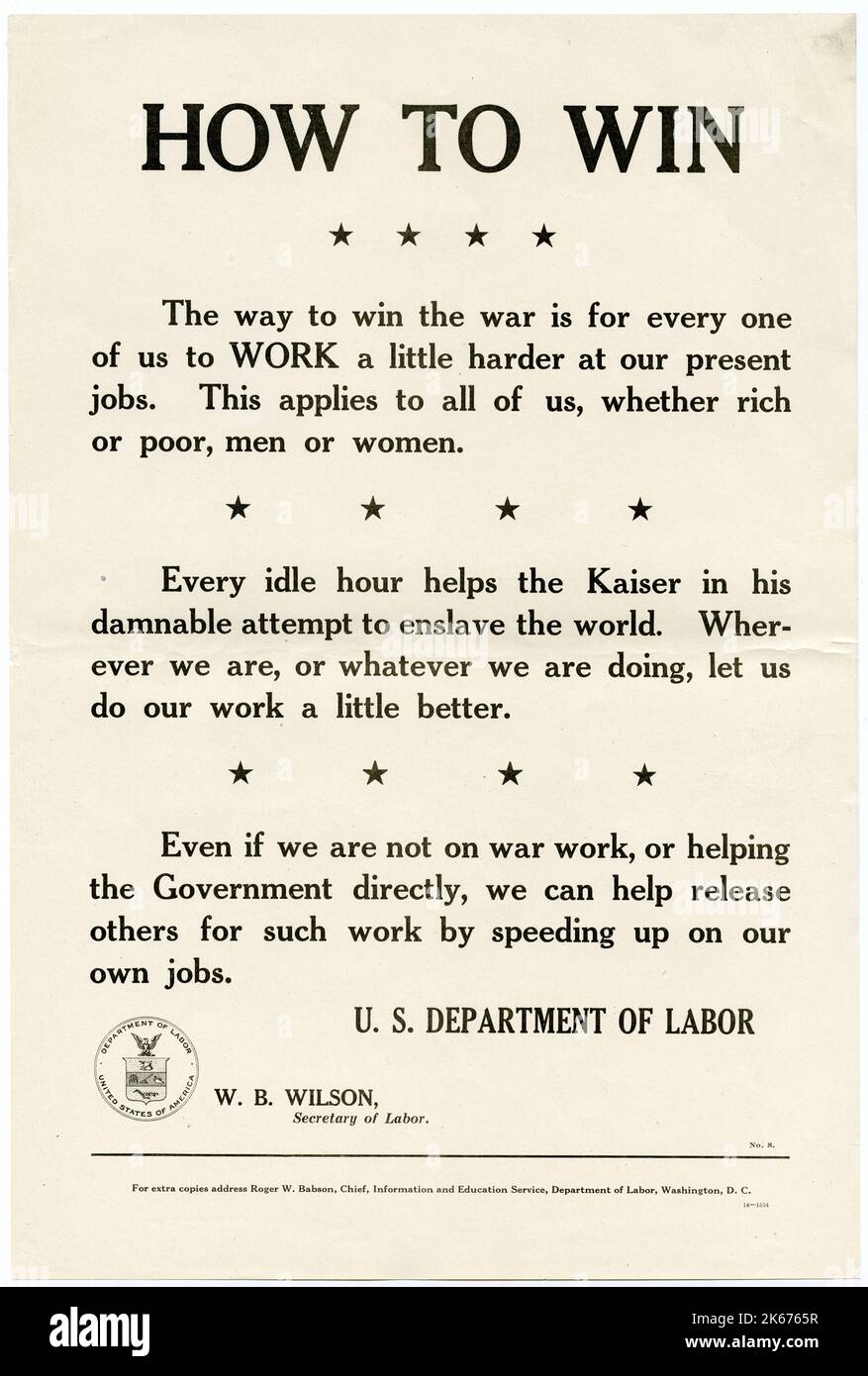 Broadside - “How to Win” Stock Photo - Alamy