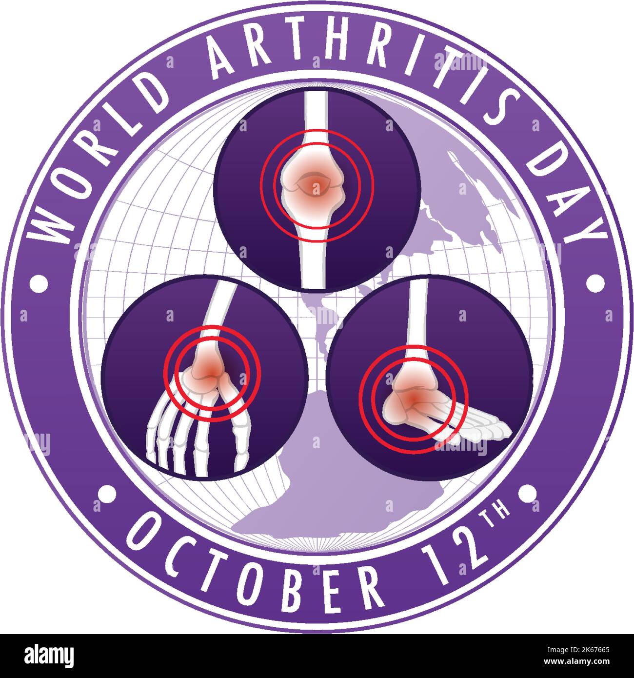 World Arthritis Day Poster Design illustration Stock Vector Image & Art ...