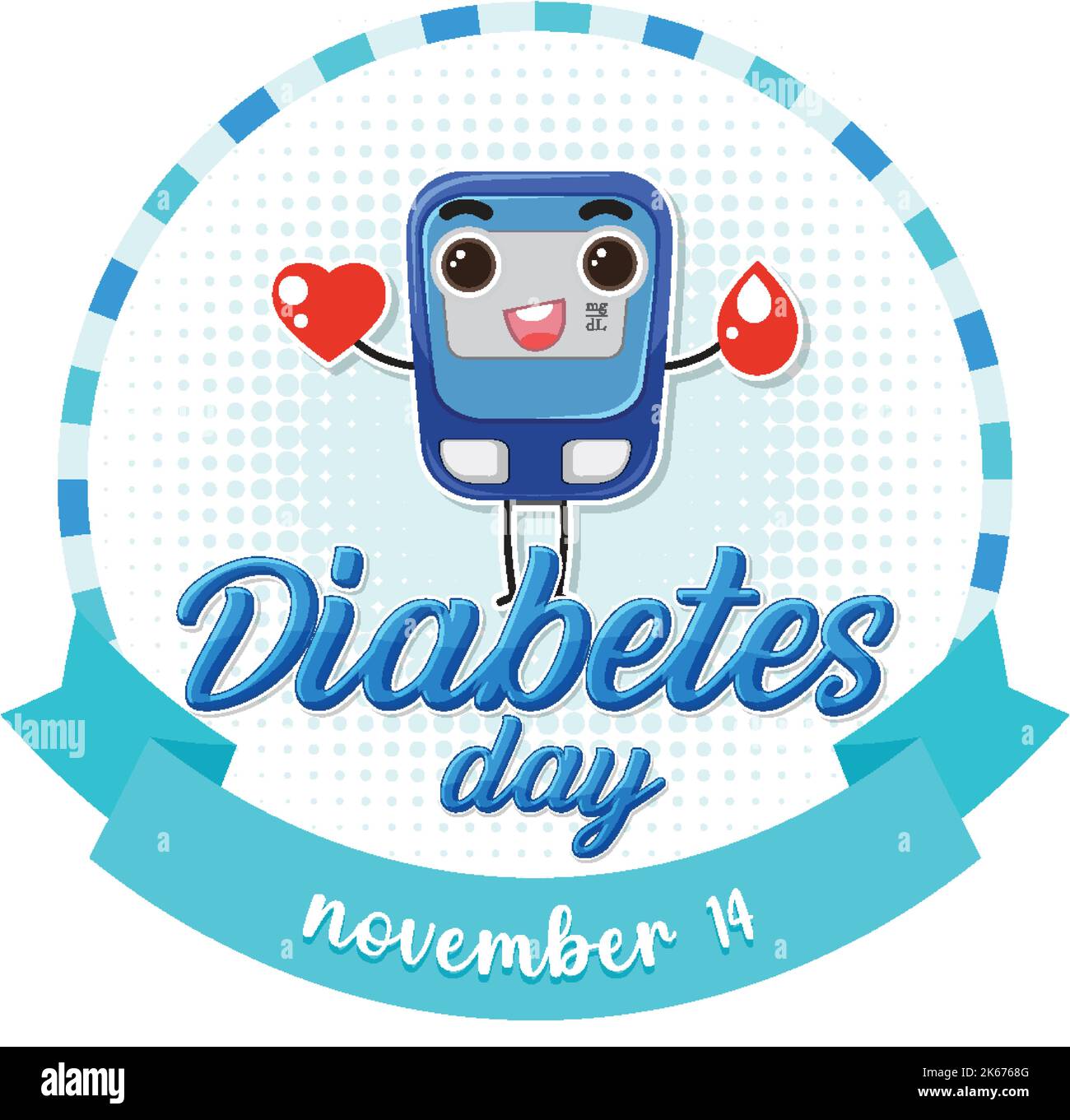 World Diabetes Day Poster Design illustration Stock Vector Image & Art ...