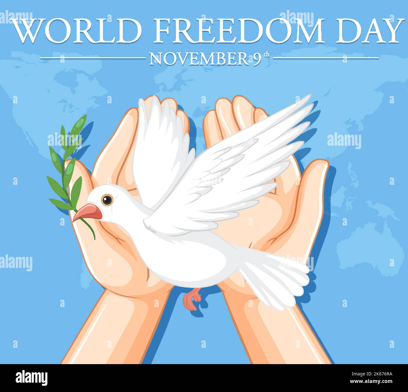 World Freedom Day Banner Design illustration Stock Vector Image & Art ...