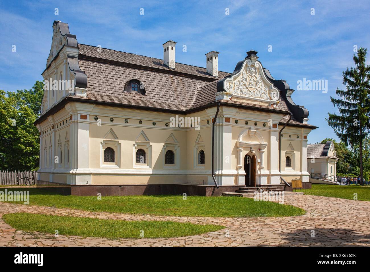 Reconstruction of historic building in Baturyn, Chernihiv region ...