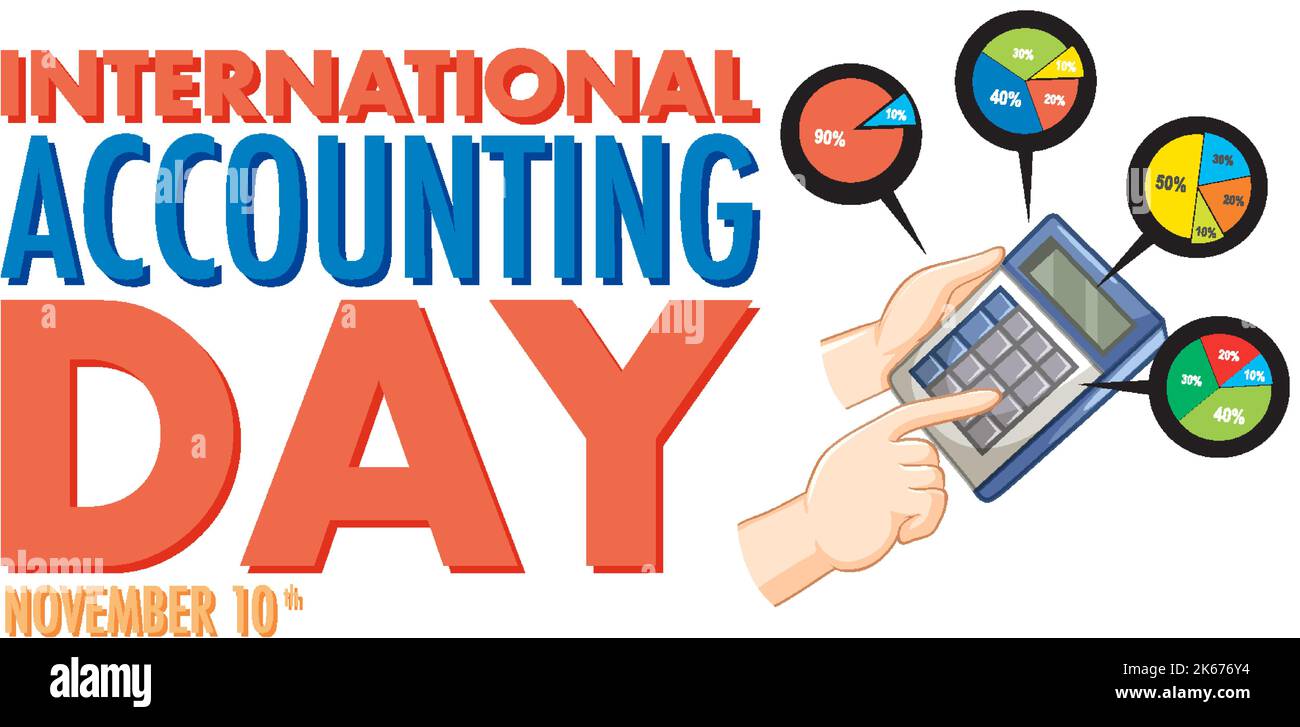 International Accounting Day Poster Design illustration Stock Vector ...