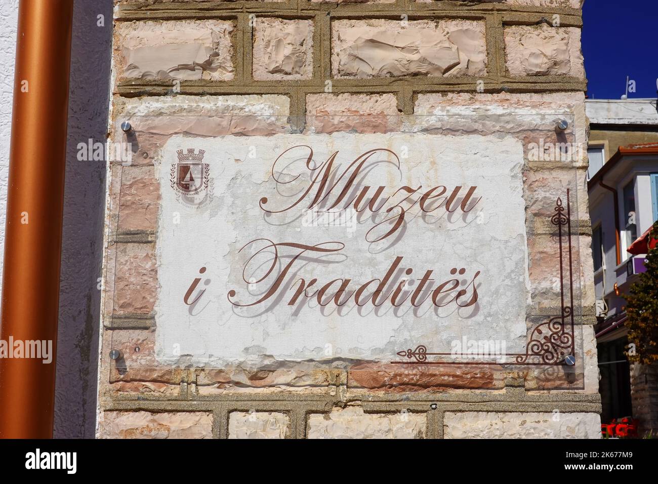 Museum Of Traditions, Saranda, Republic of Albania Stock Photo - Alamy