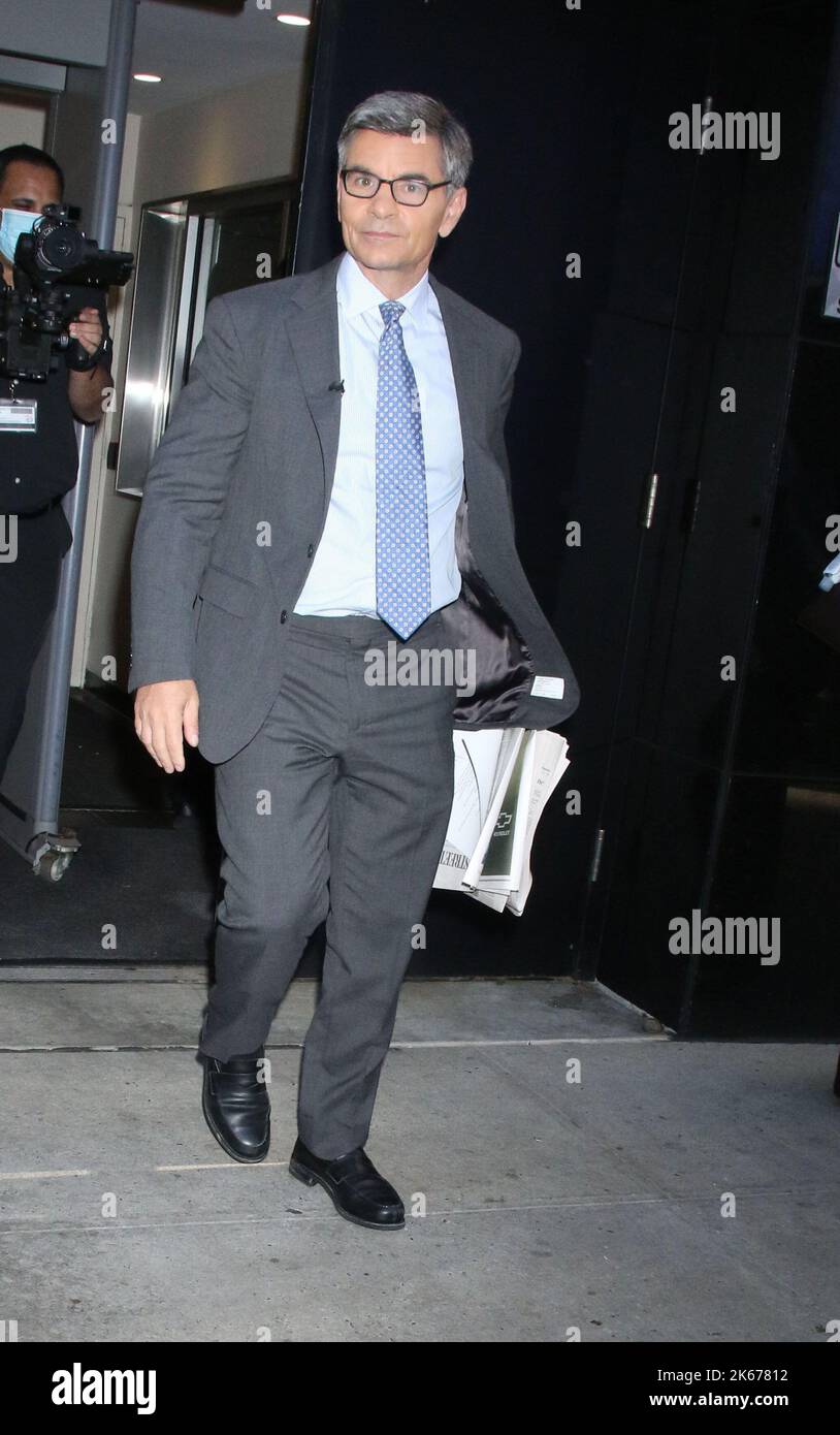 Cast At The Good Morning America Show Studios. -PICTURED: George ...
