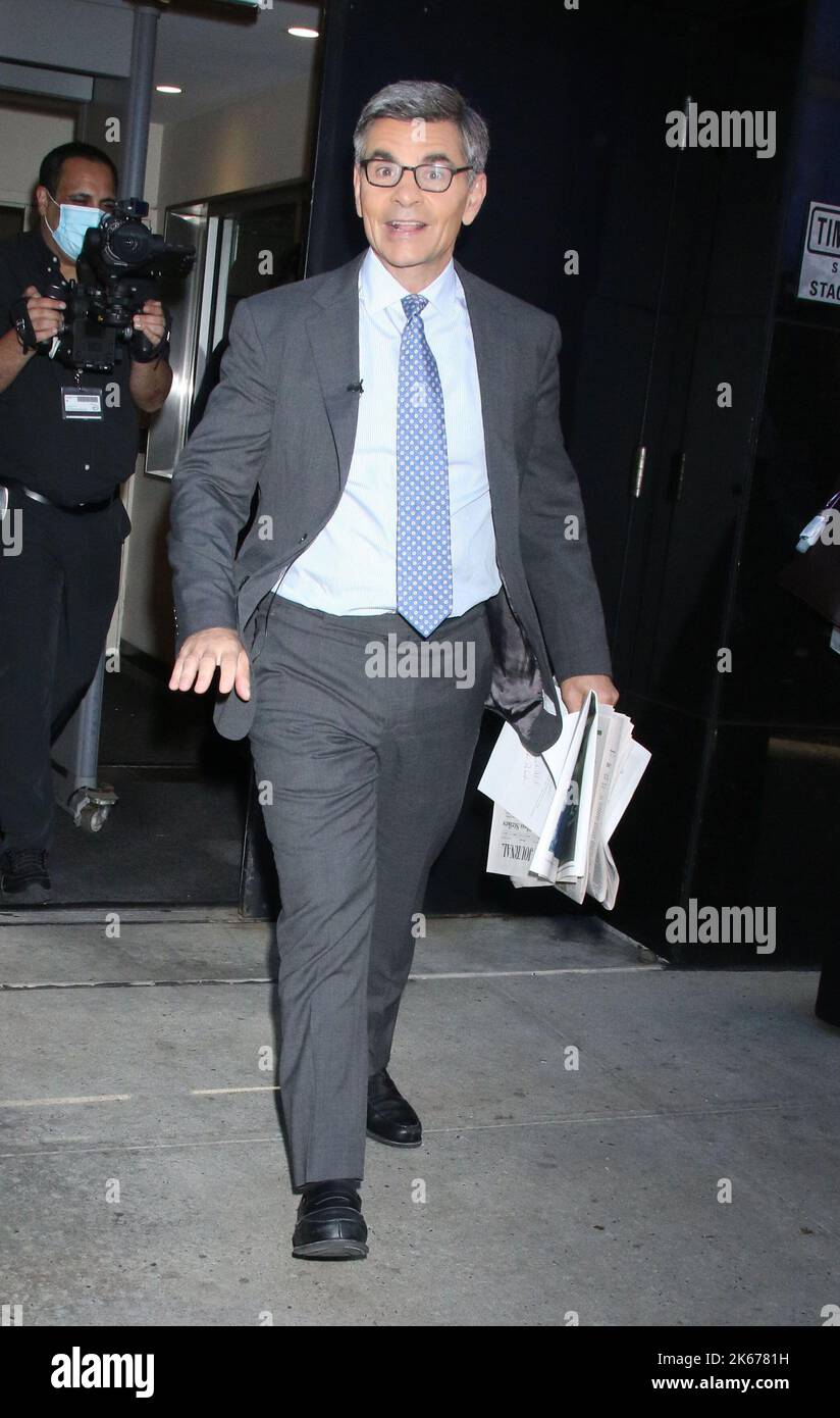 Cast At The Good Morning America Show Studios. -PICTURED: George ...