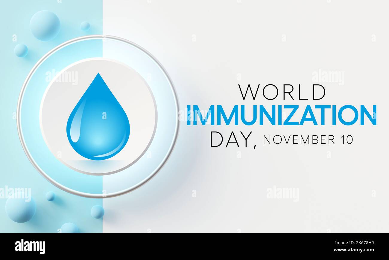 World Immunization day is observed every year on November 10 Stock ...