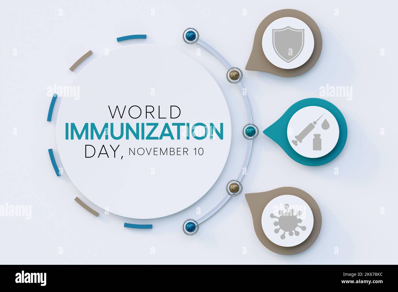 World Immunization day is observed every year on November 10 Stock ...