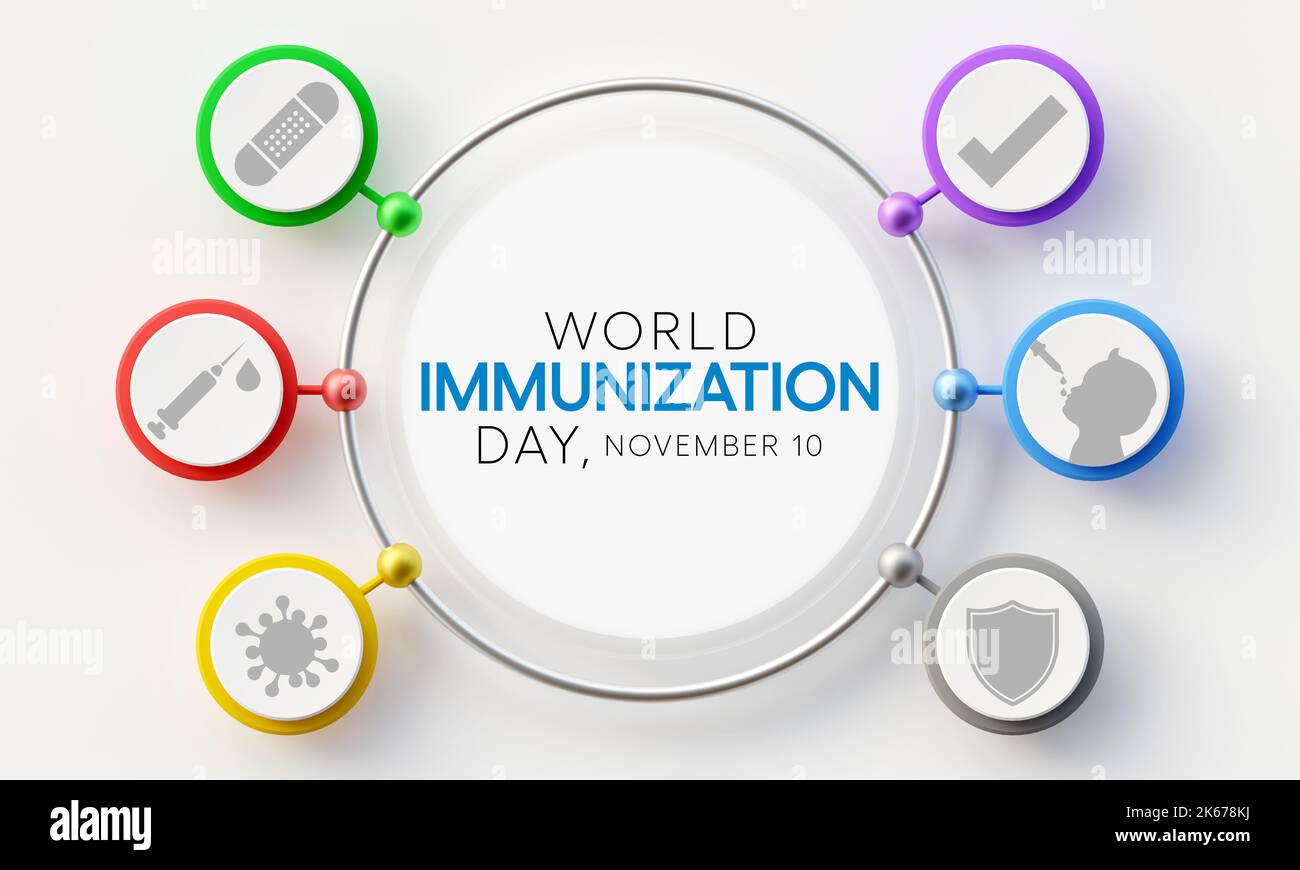 World Immunization day is observed every year on November 10 Stock ...