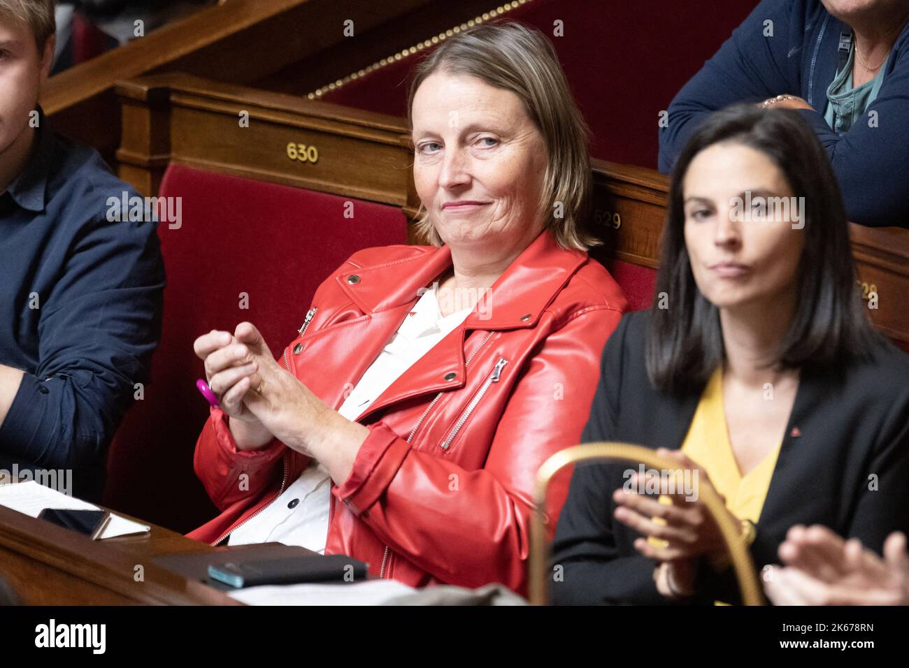 Deputy Pascale Martin attends a session of Questions to the Government ...