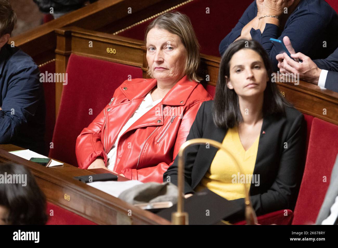 Deputy Pascale Martin attends a session of Questions to the Government ...