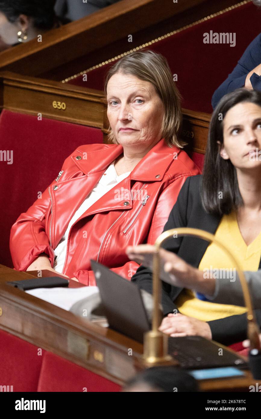 Deputy Pascale Martin attends a session of Questions to the Government ...