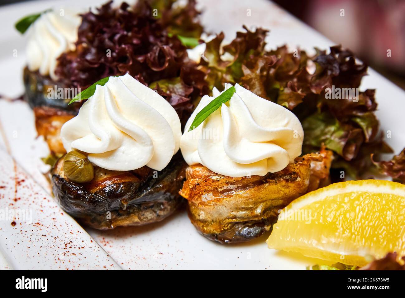 Mackerel rolls hi-res stock photography and images - Alamy