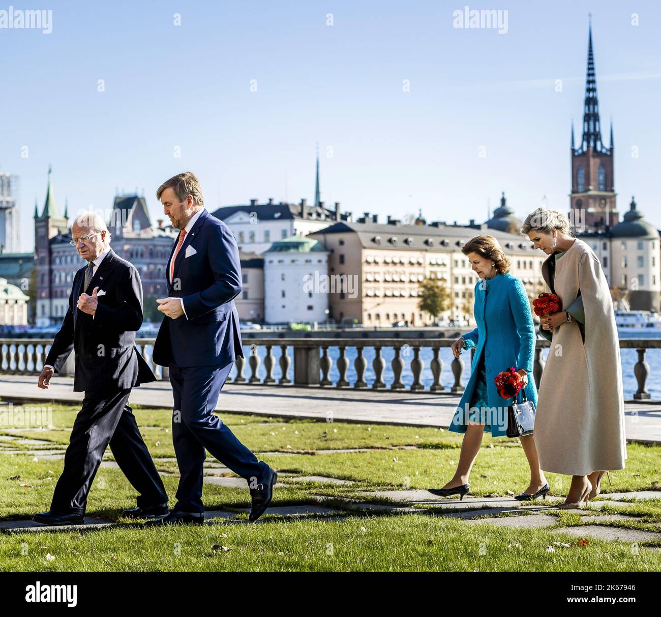 Stockholm, Sweden. 12th Oct, 2022. 2022-10-12 12:11:26 STOCKHOLM - King ...