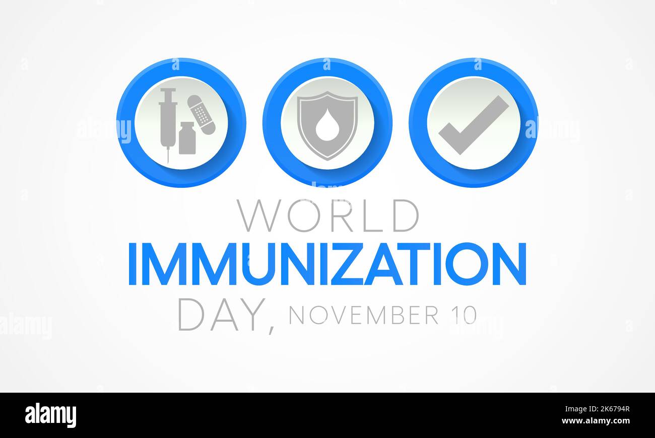 World Immunization day is observed every year on November 10 Stock ...