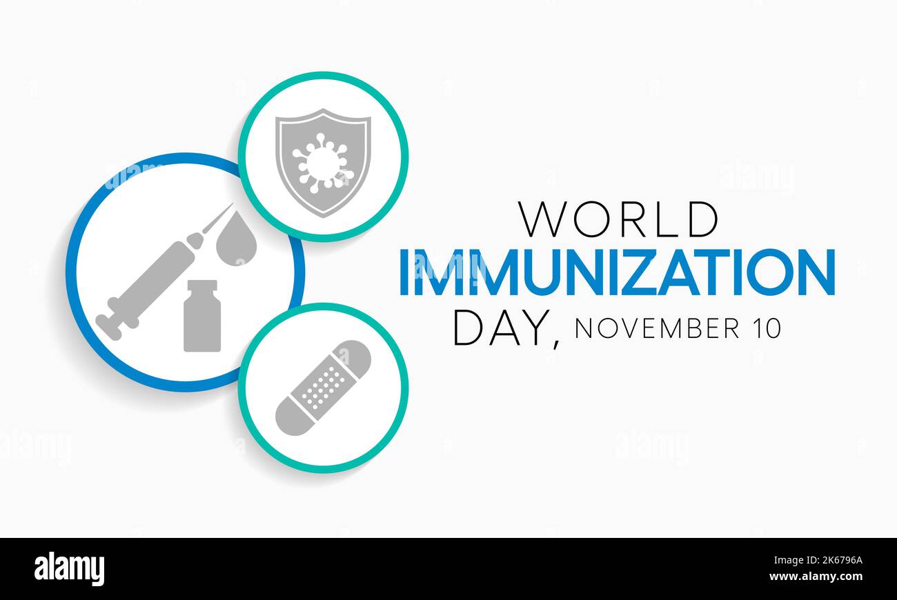 World Immunization day is observed every year on November 10 Stock ...