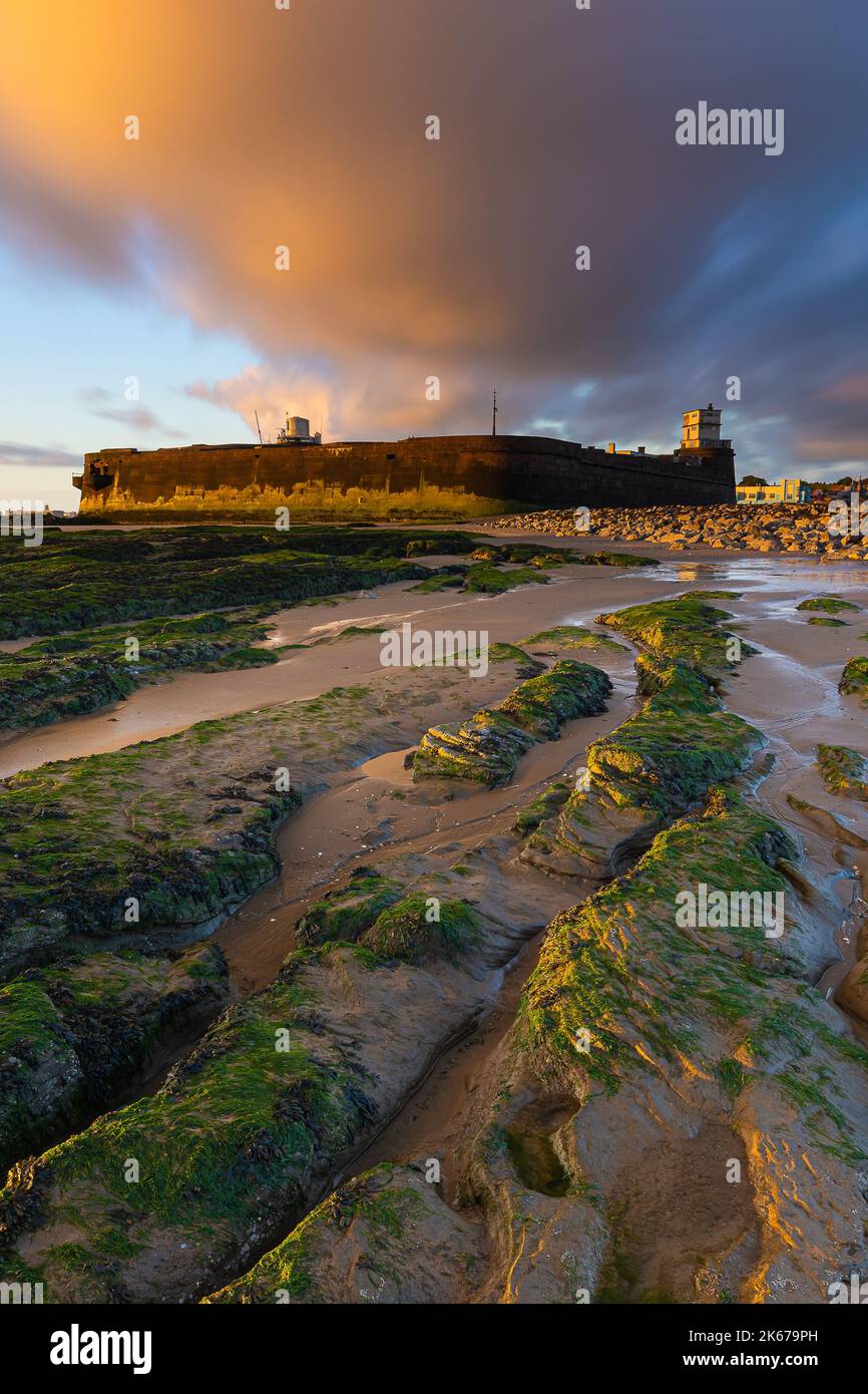 Fort Perch Rock, Liverpool, England, United Kingdom Stock Photo - Alamy
