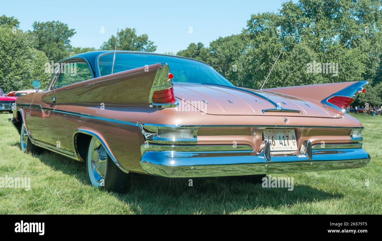 GROSSE POINTE SHORES, MI/USA - JUNE 15, 2014: A 1961 DeSoto car, EyesOn ...