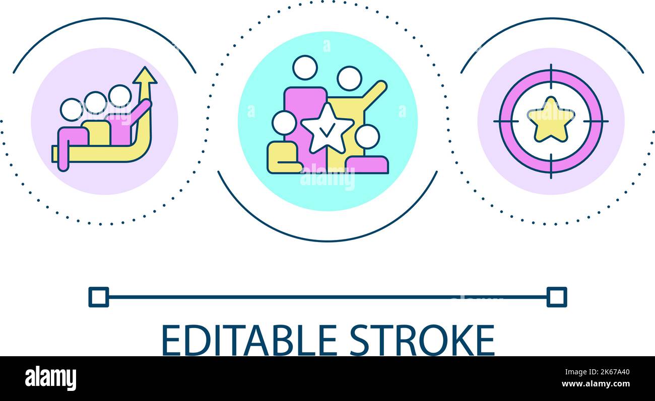 Corporate development loop concept icon Stock Vector Image & Art - Alamy