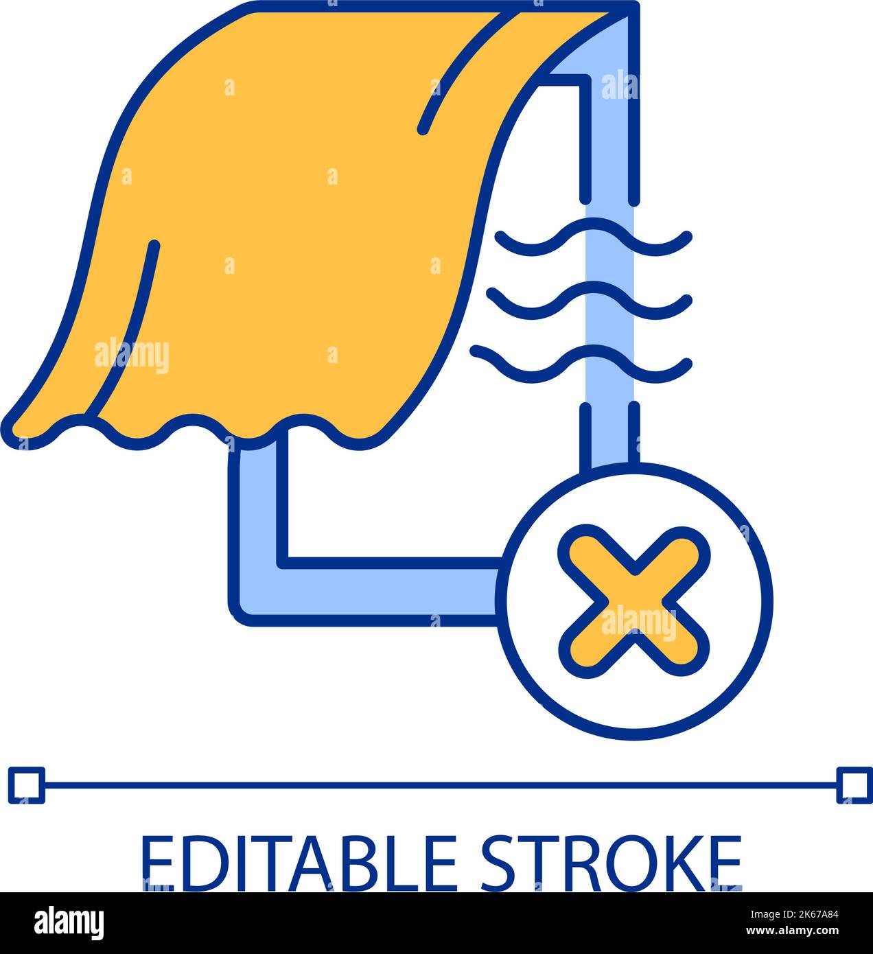 Stop window draughts RGB color icon Stock Vector Image & Art - Alamy