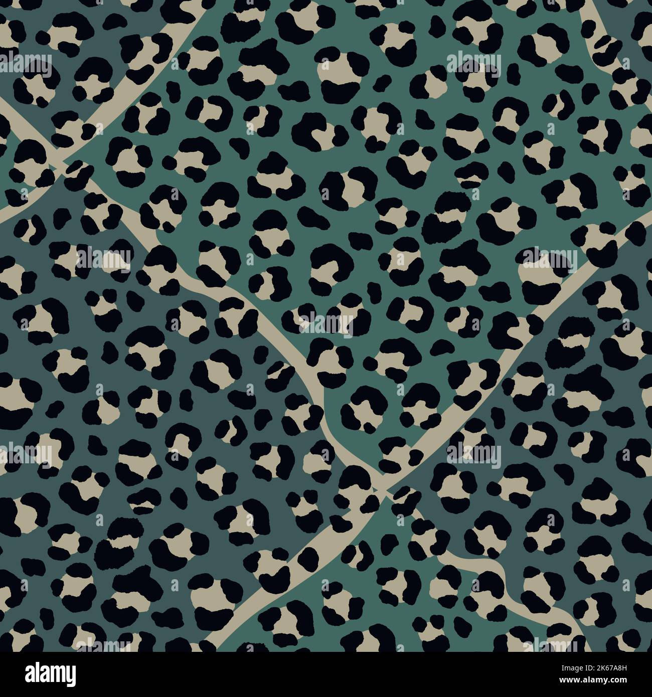 Abstract modern leopard seamless pattern. Animals trendy background ...