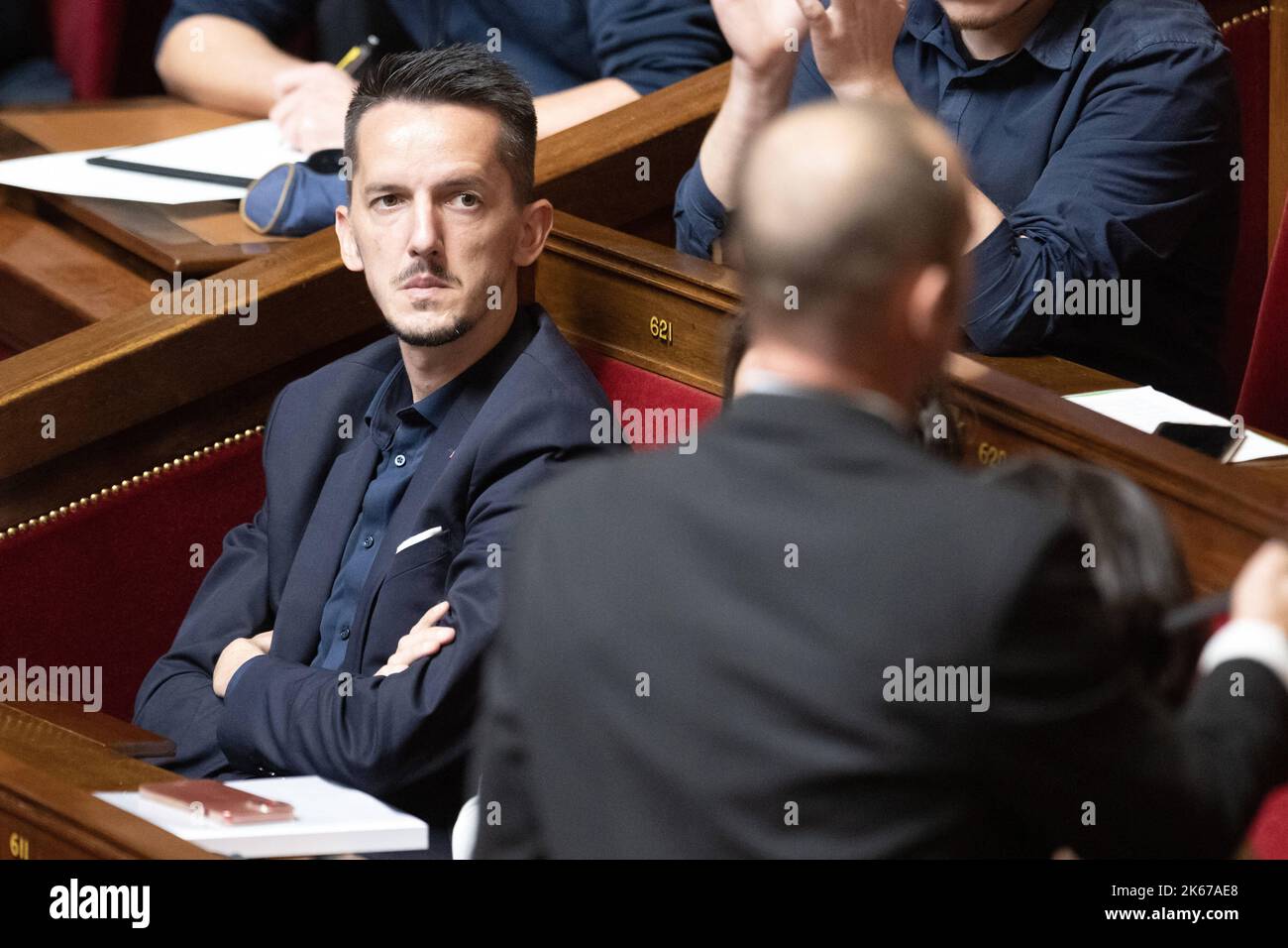 Deputy Sylvain Carriere attends a session of Questions to the ...