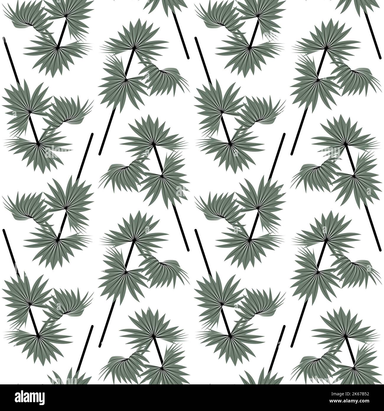 Dry palm leaf background Stock Vector Images - Alamy