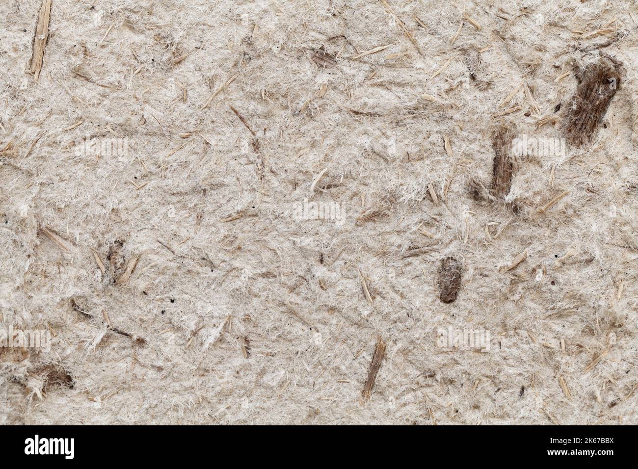 Abstract background photo of an old wall insulation board made of ...