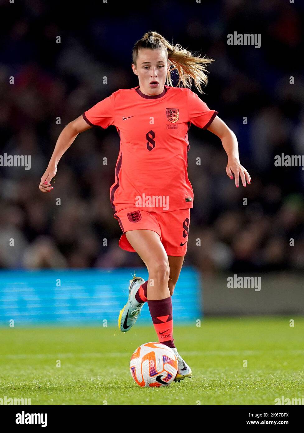 England's Ella Toone during the women's international friendly match at ...