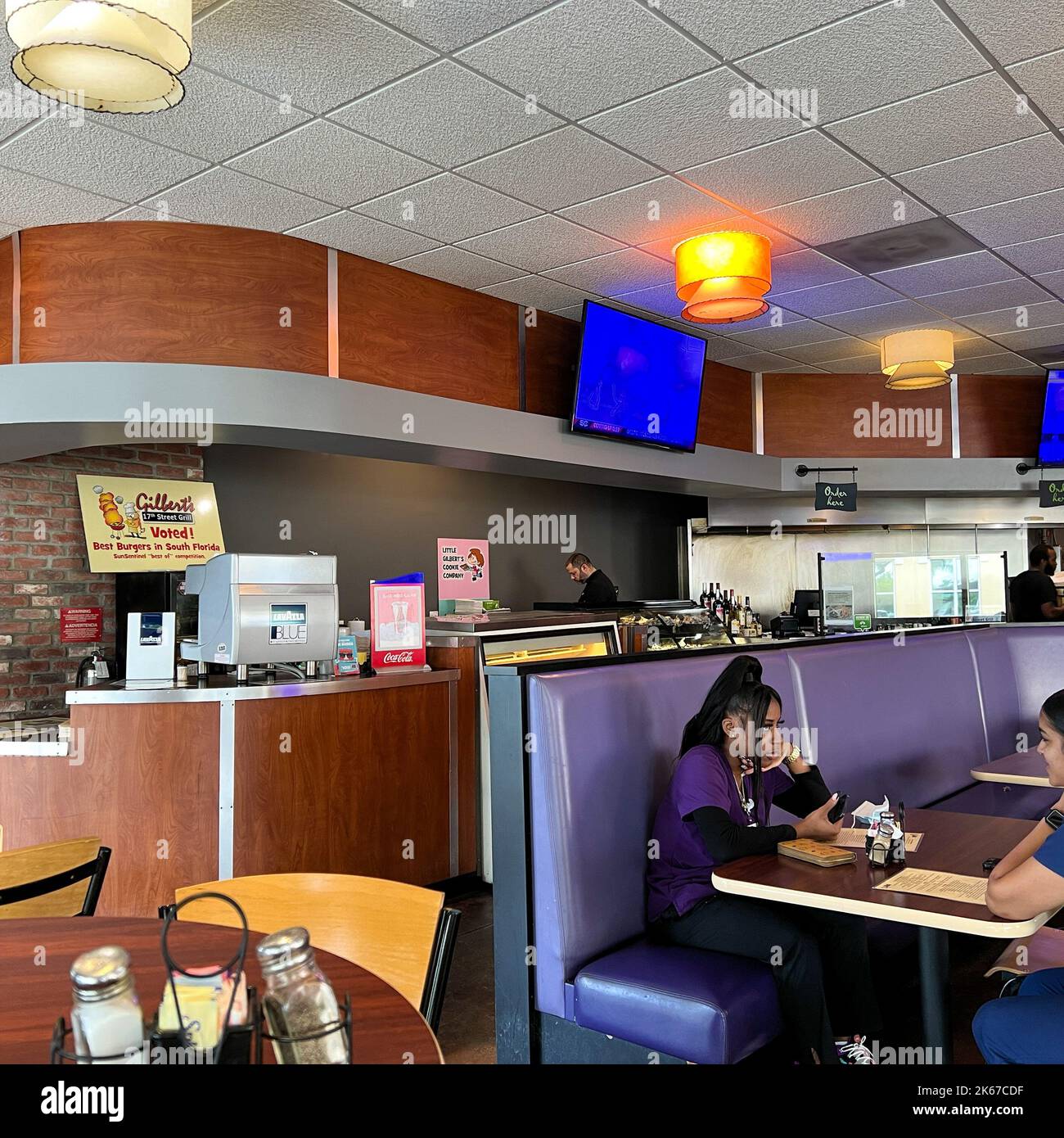 Ft. Lauderdale, FL USA - June 6, 2022: The interior of the Gilberts ...