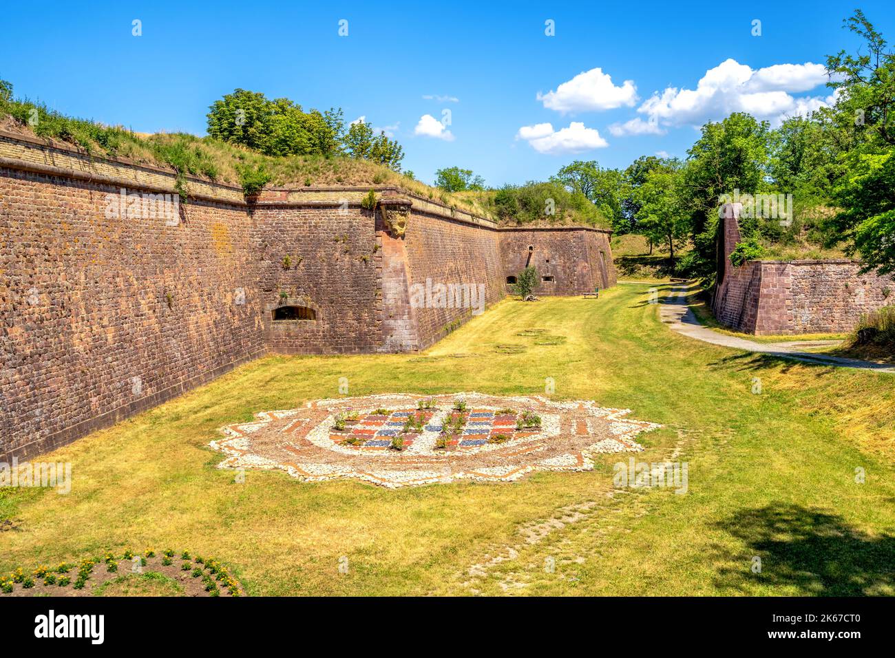 Historical city of Neuf Brisach, France Stock Photo - Alamy