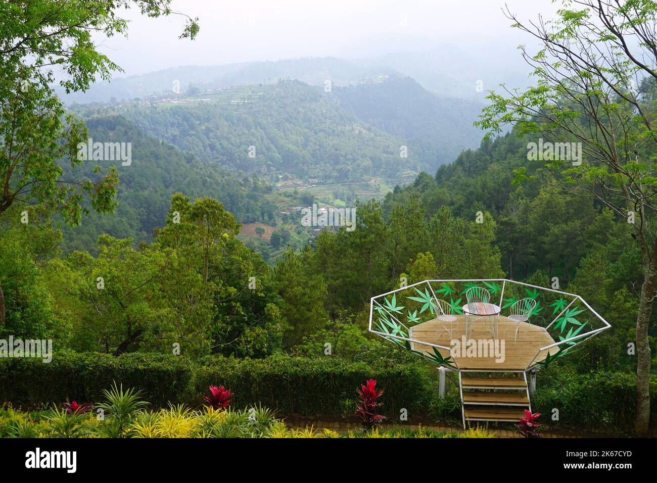 Taman Langit Park, Gunung Banyak, Malang, East Java, Indonesia Stock ...