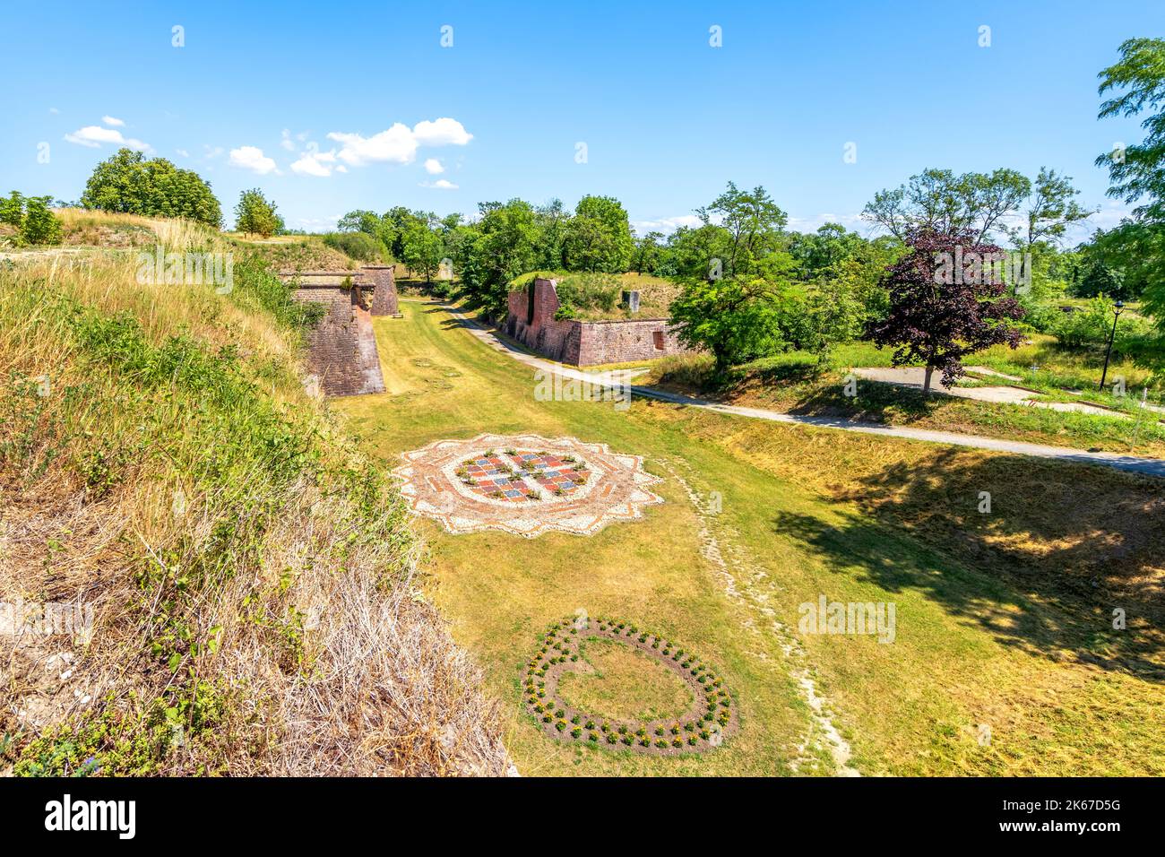 Historical city of Neuf Brisach, France Stock Photo - Alamy