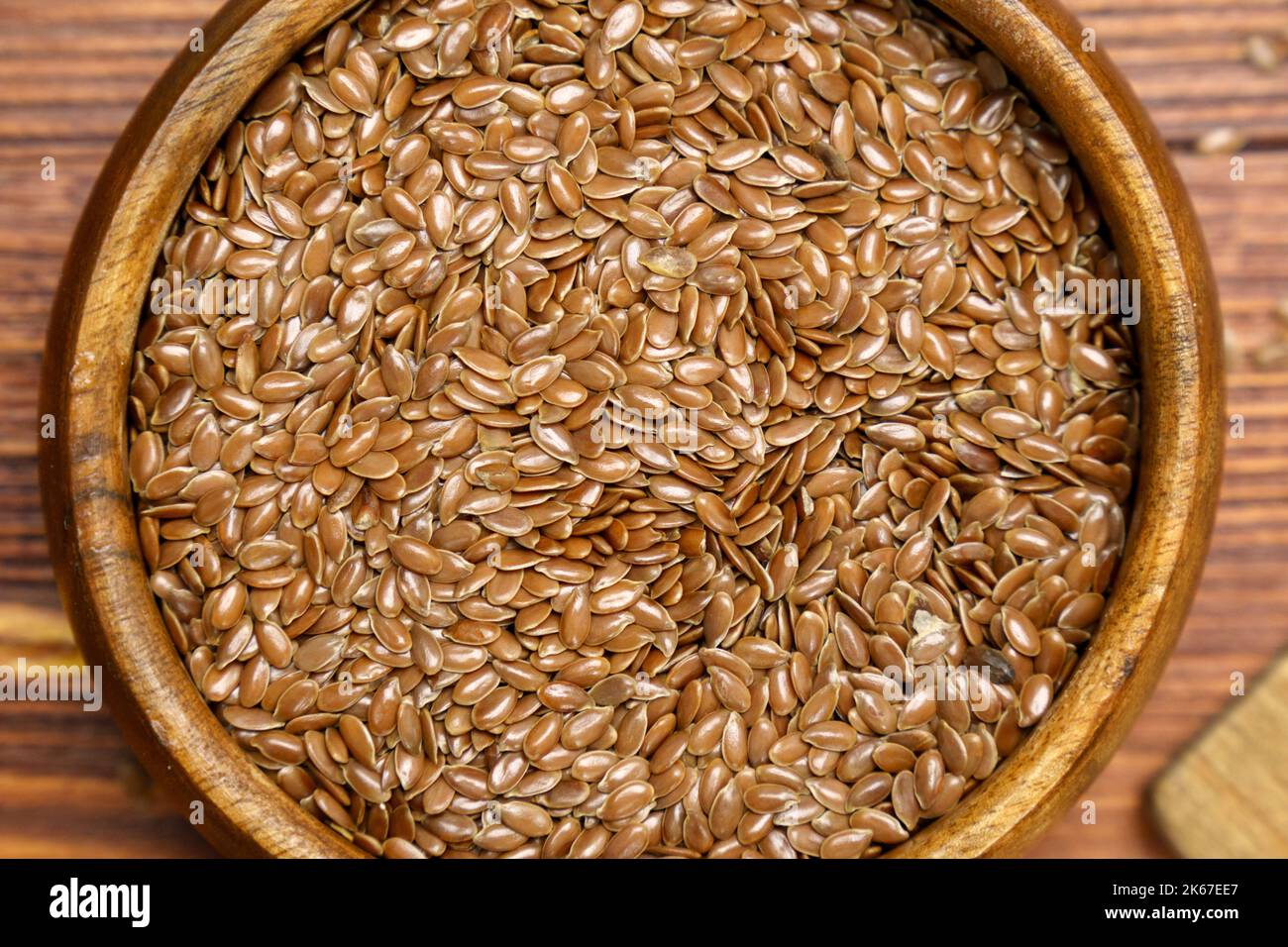 Flax seeds flaxseed or linseed. Cereals. Healthy food. Concept of natural vitamins and ...