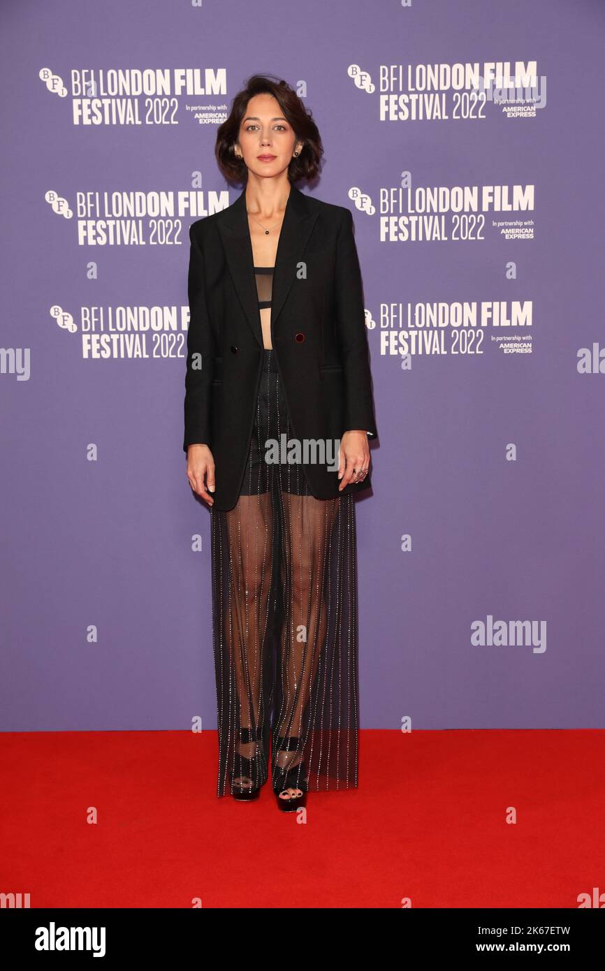 Zar Amir Ebrahimi attends UK premiere of Holy Spider at the BFI London Film Festival, UK Stock ...