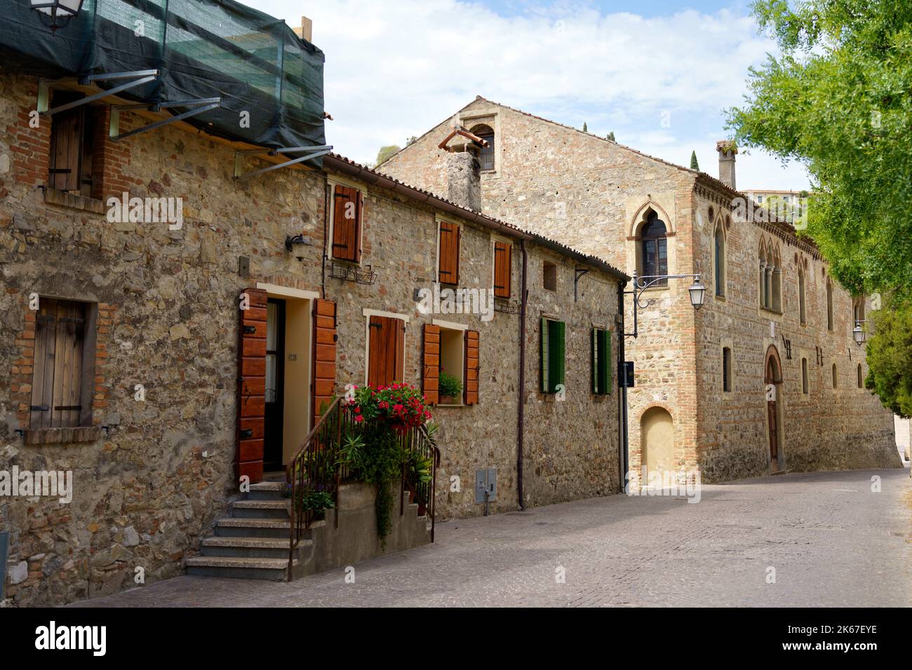 Arqua Petrarca, historic village in the Padua province, Veneto, Italy ...