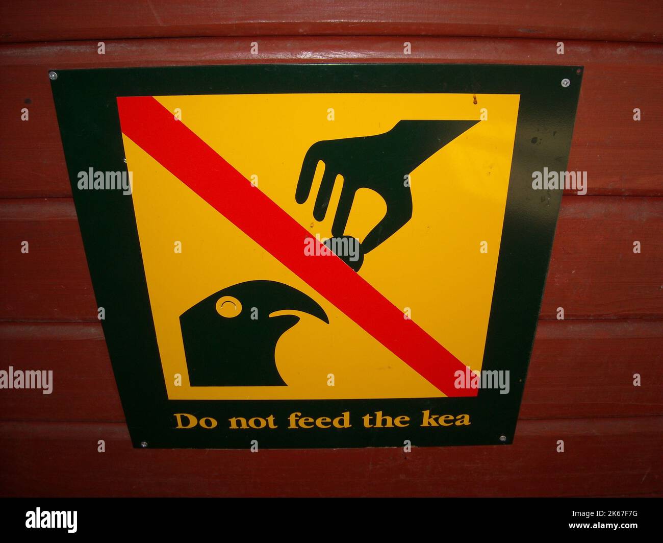 Do not feed the Kea. Milford Track Great Walks. Fiordland National Park ...