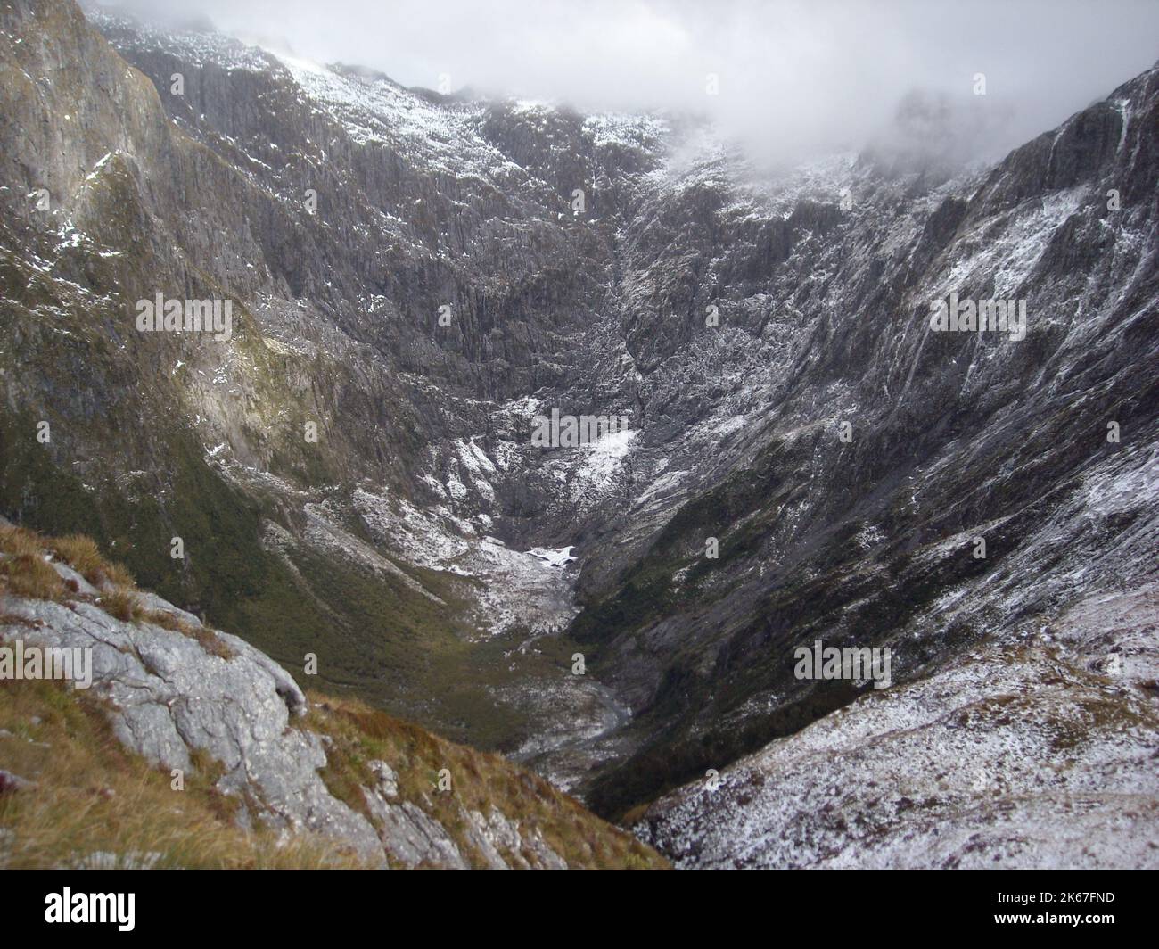McKinnon Pass. Milford Track Great Walks. Fiordland National Park ...