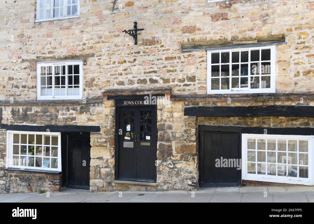 The Jews Court, on Steep Hill Lincoln Stock Photo - Alamy